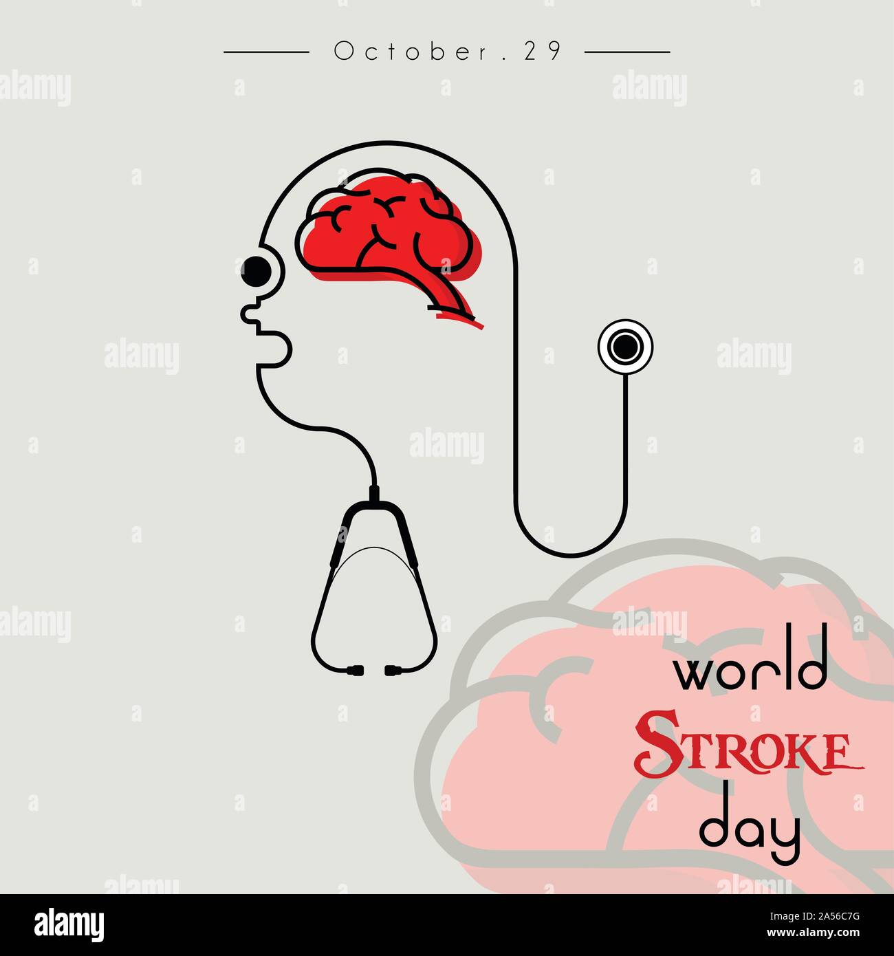 World Stroke Day Stock Vector Image & Art - Alamy