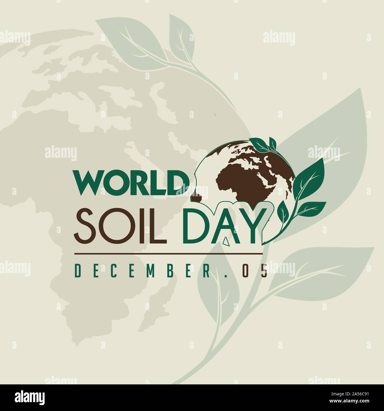 World soil day background Stock Vector Images - Alamy