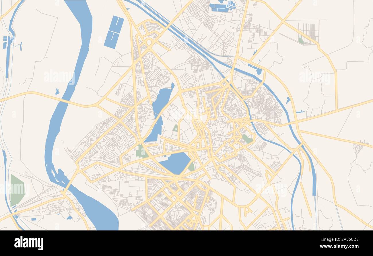 Printable street map of Hyderabad, Province Sindh, Pakistan. Map ...