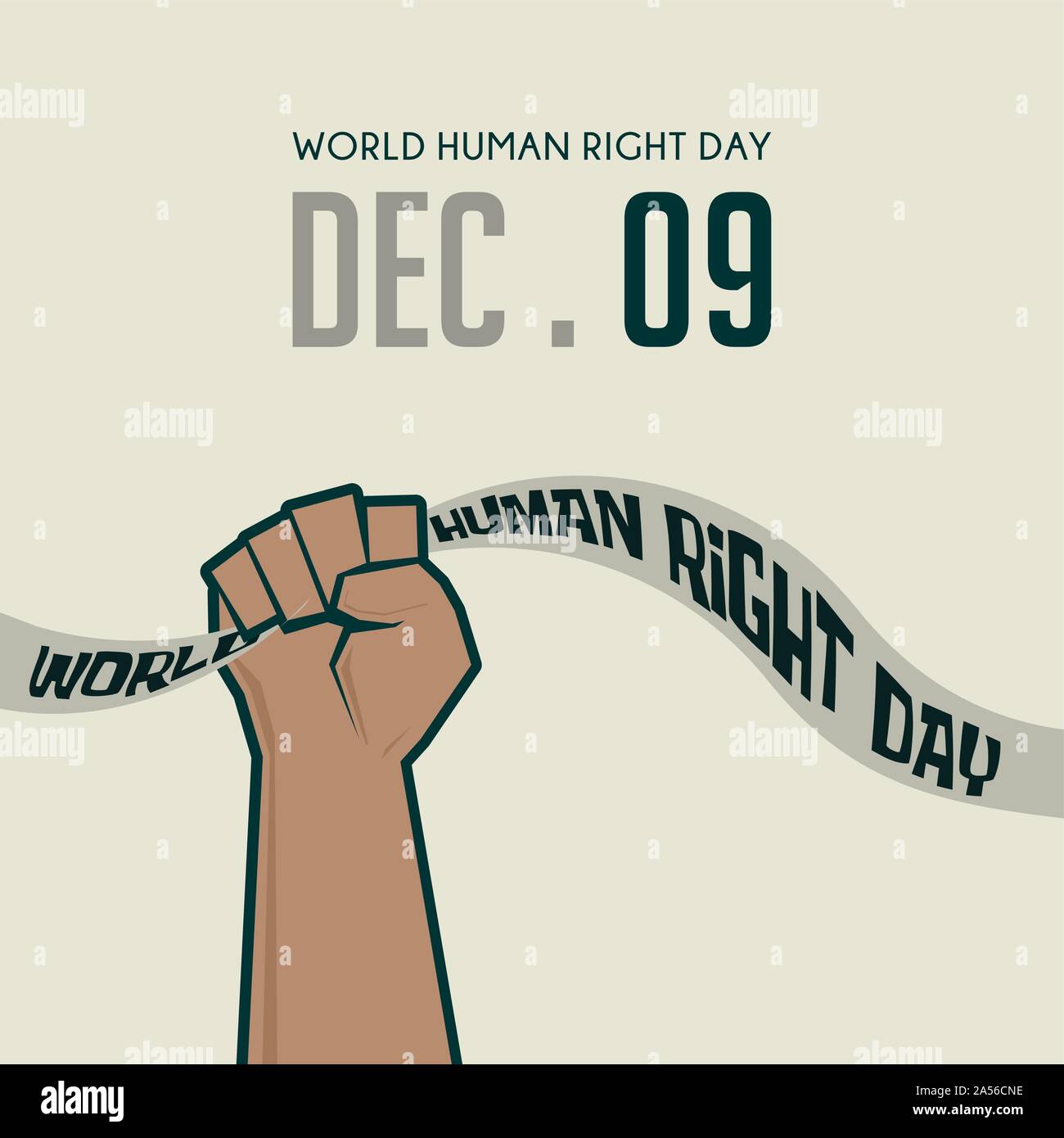 Colorful hands human rights Stock Vector Images - Alamy