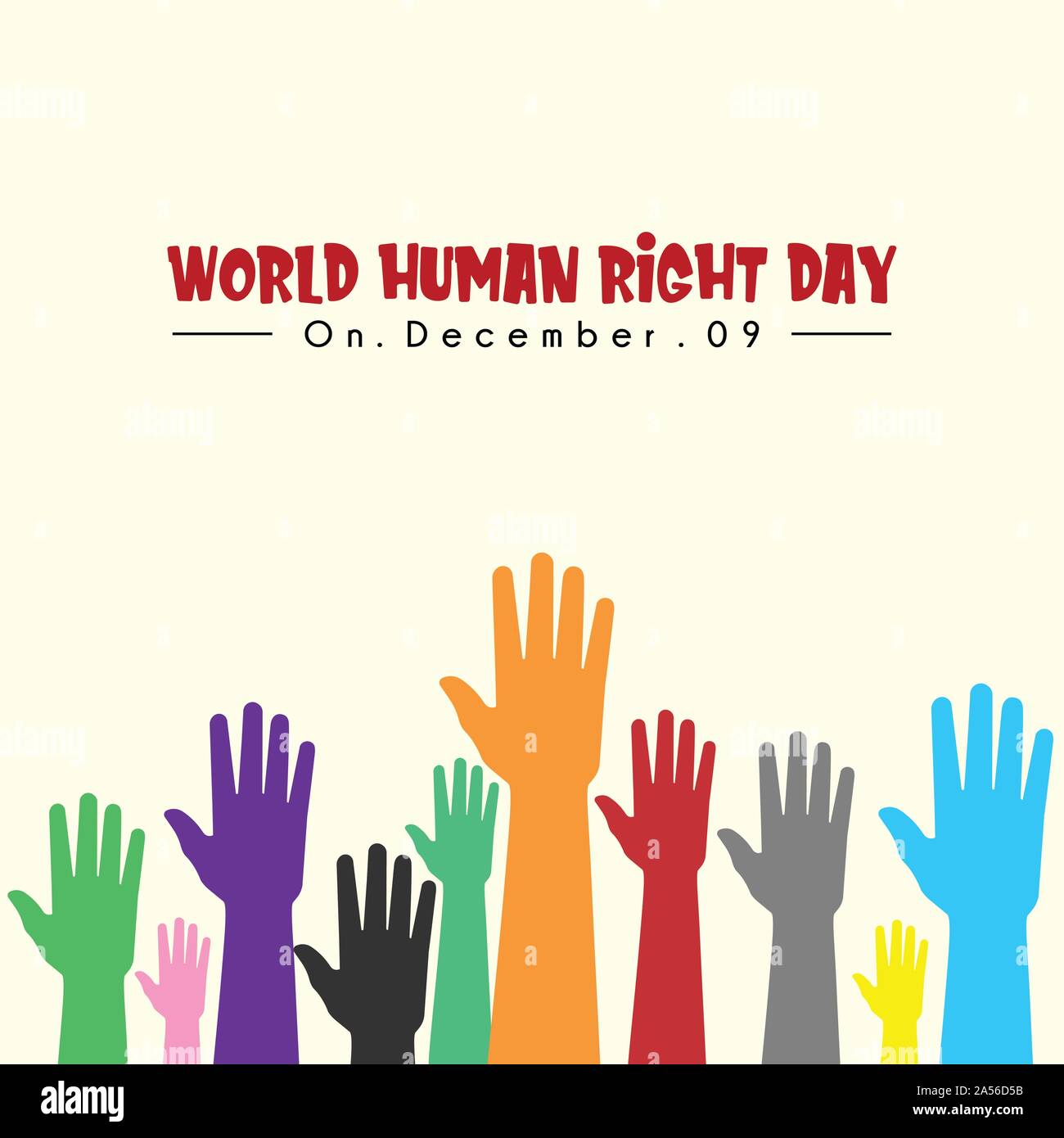 World Human Right Day Stock Vector Image & Art - Alamy