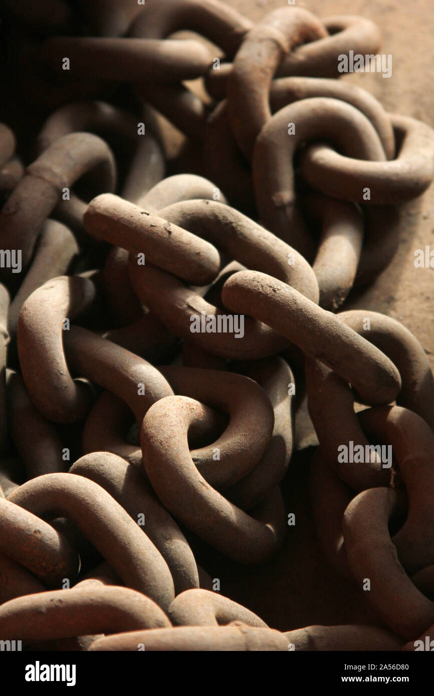 Corroded Mooring Chain High Resolution Stock Photography and Images - Alamy