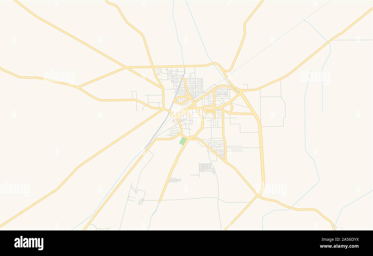 Printable street map of Rahim Yar Khan, Province Punjab, Pakistan. Map ...
