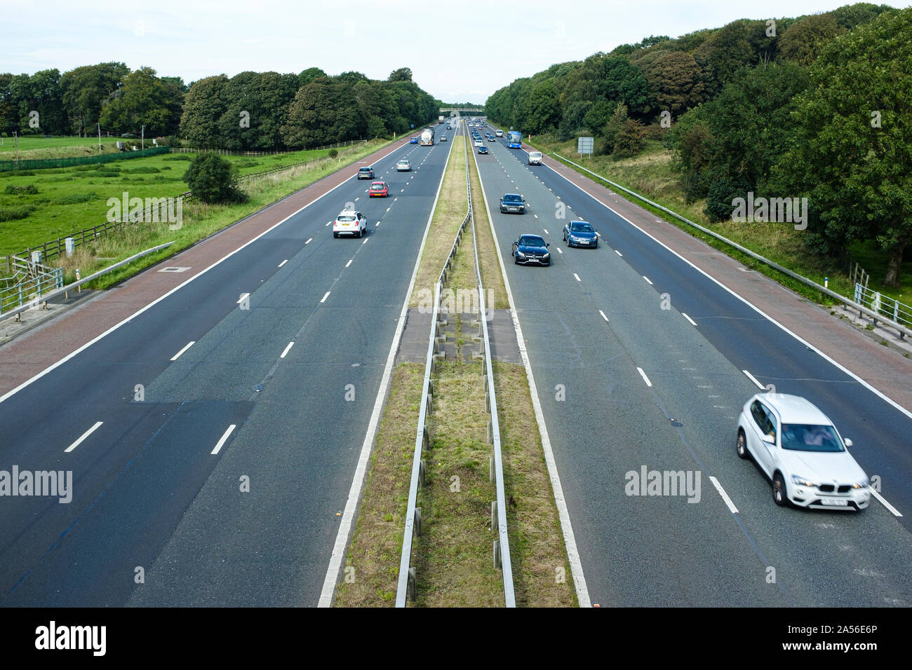 M6 motorway route hi-res stock photography and images - Alamy