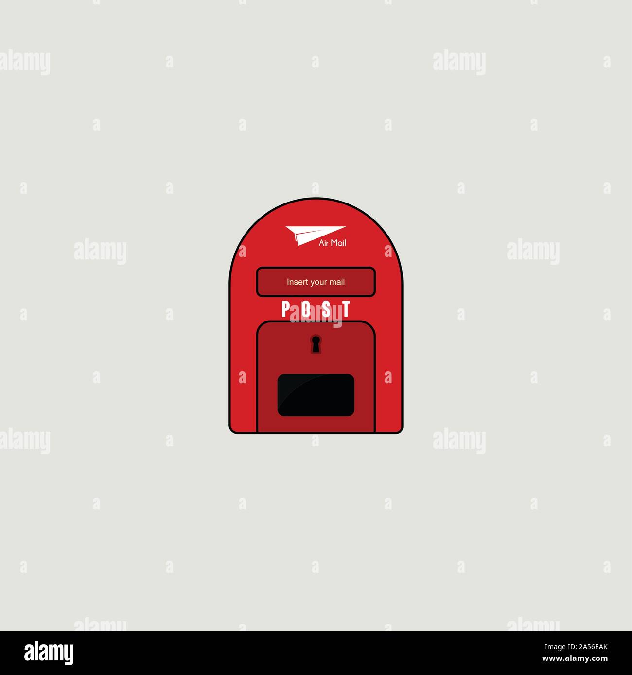 Post Box Vector Cartoon Stock Vector Image & Art - Alamy