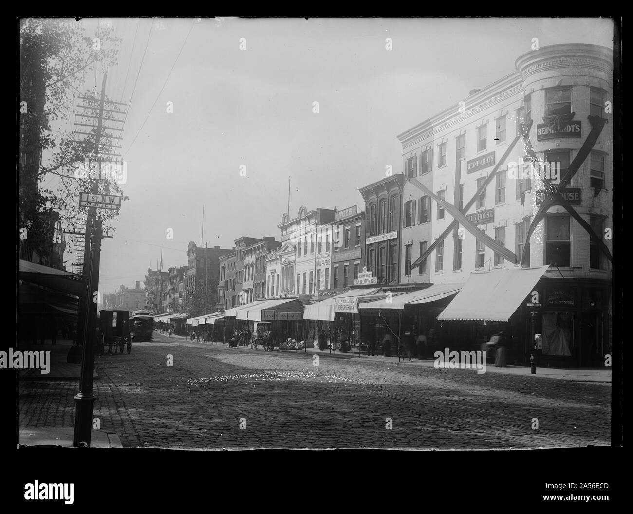 View looking northwest from Black and White Stock Photos & Images - Alamy