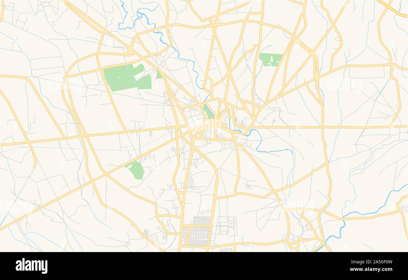 Printable street map of Mardan, Province Khyber Pakhtunkhwa, Pakistan ...