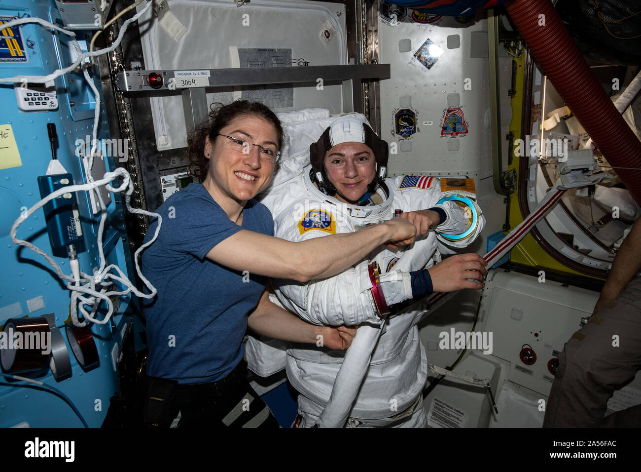 Washington, United States. 18th Oct, 2019. NASA astronauts Christina ...