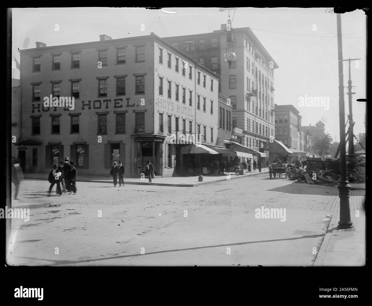 View of D Street, N.W., North side, looking East from 8th Street with ...