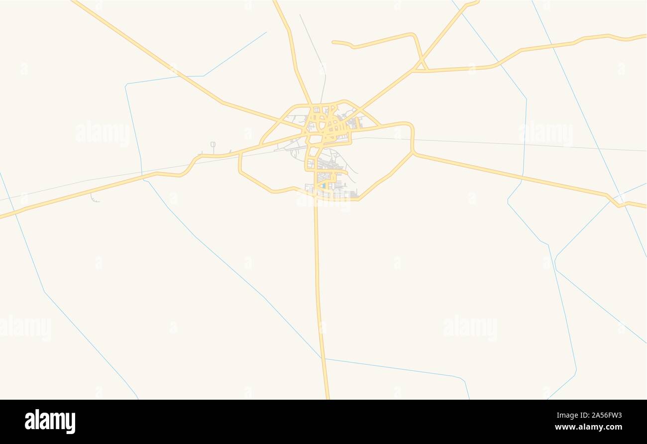 Printable street map of Mirpur Khas, Province Sindh, Pakistan. Map ...