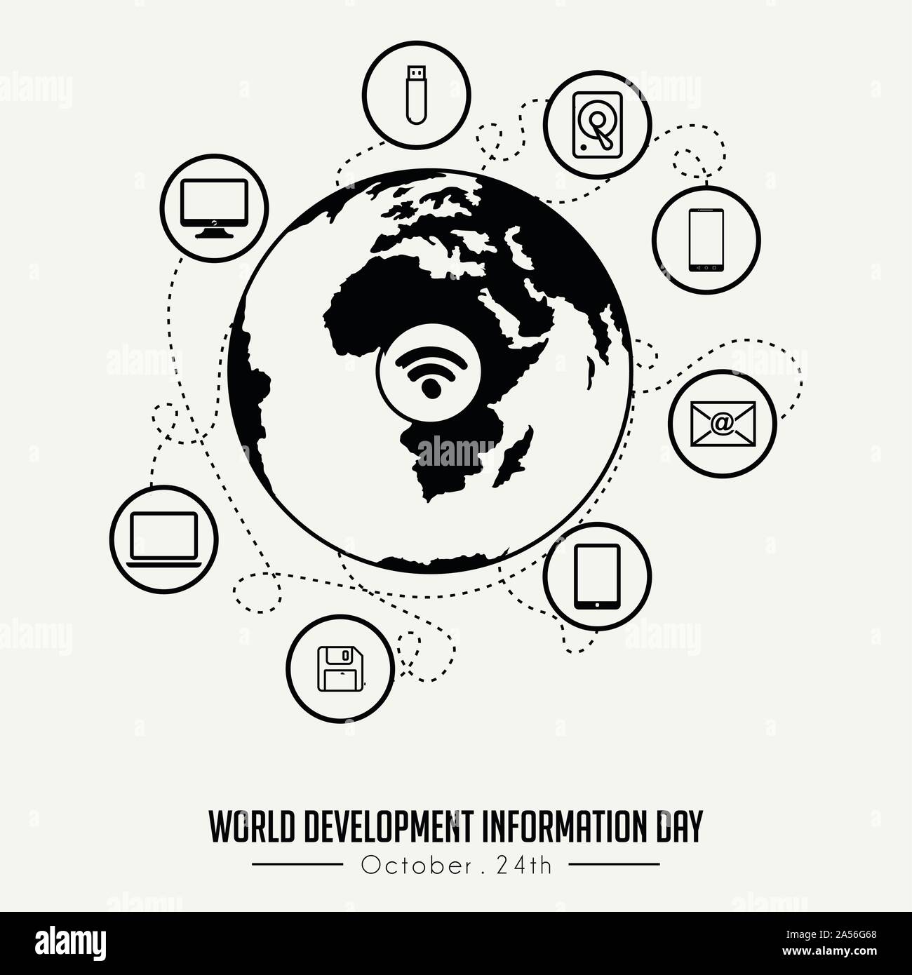 World Development Information Day Stock Vector Image & Art - Alamy