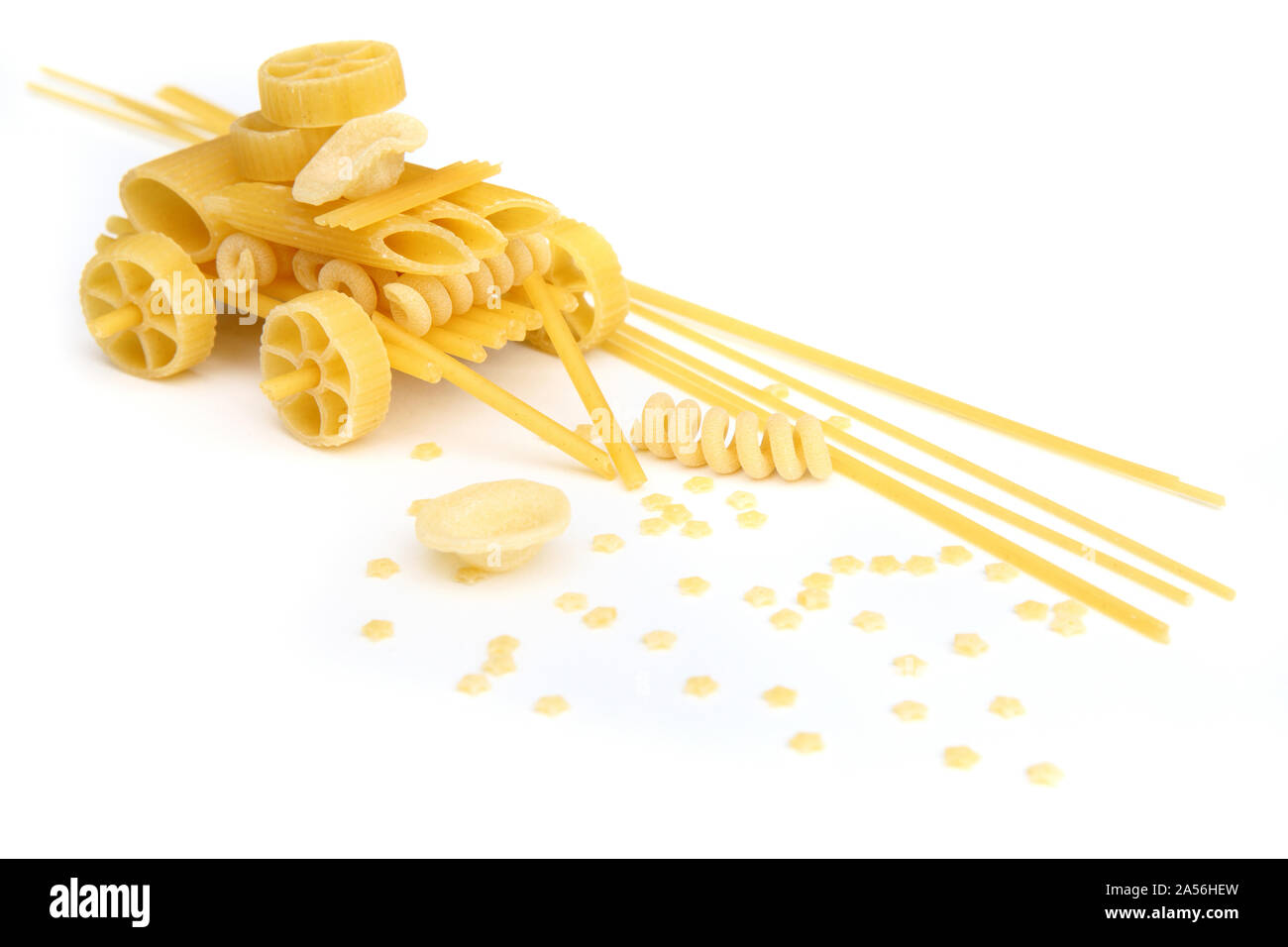 Pasta spaghetti flour egg Cut Out Stock Images & Pictures - Alamy