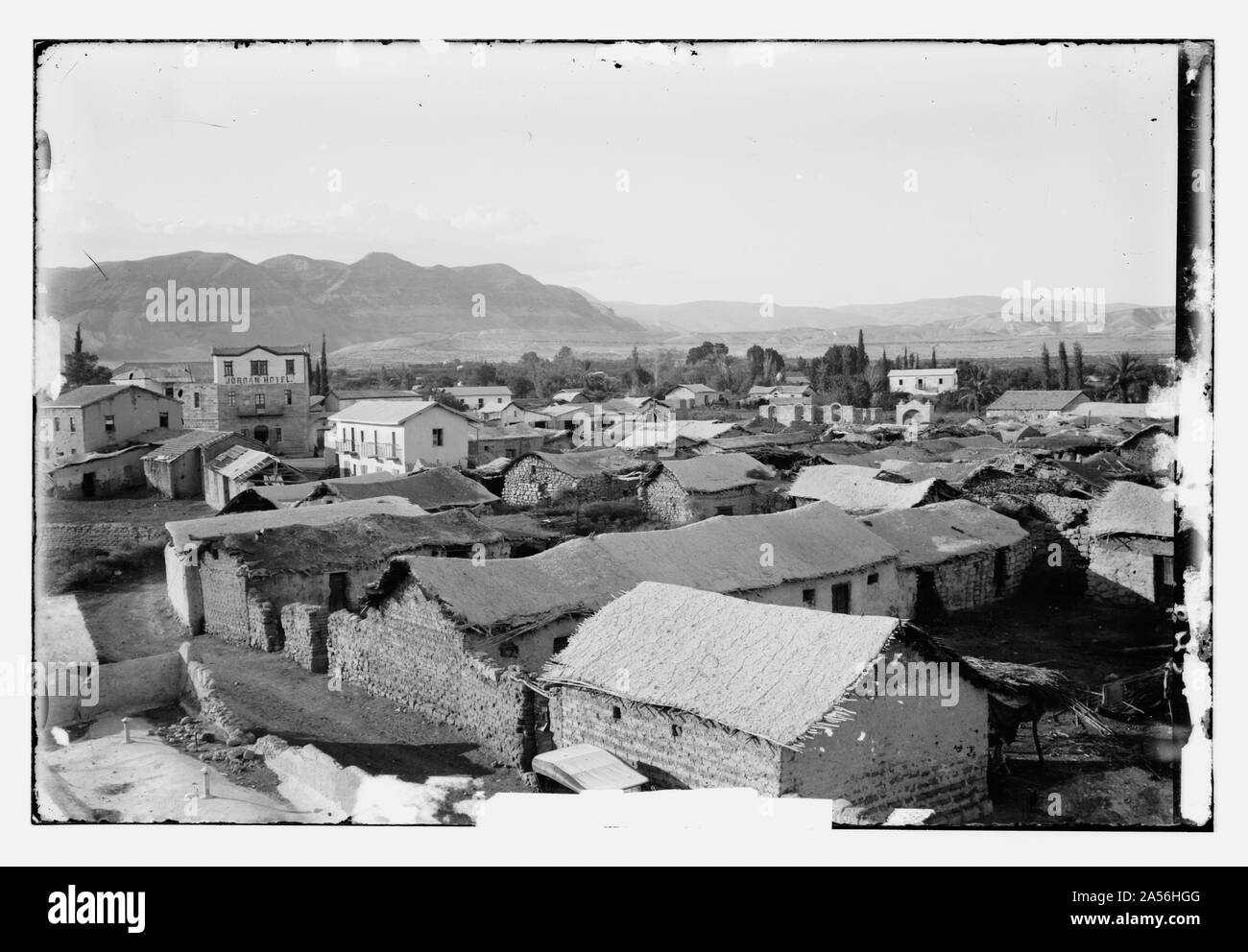 View of Jericho and the Jericho Hotel Stock Photo - Alamy