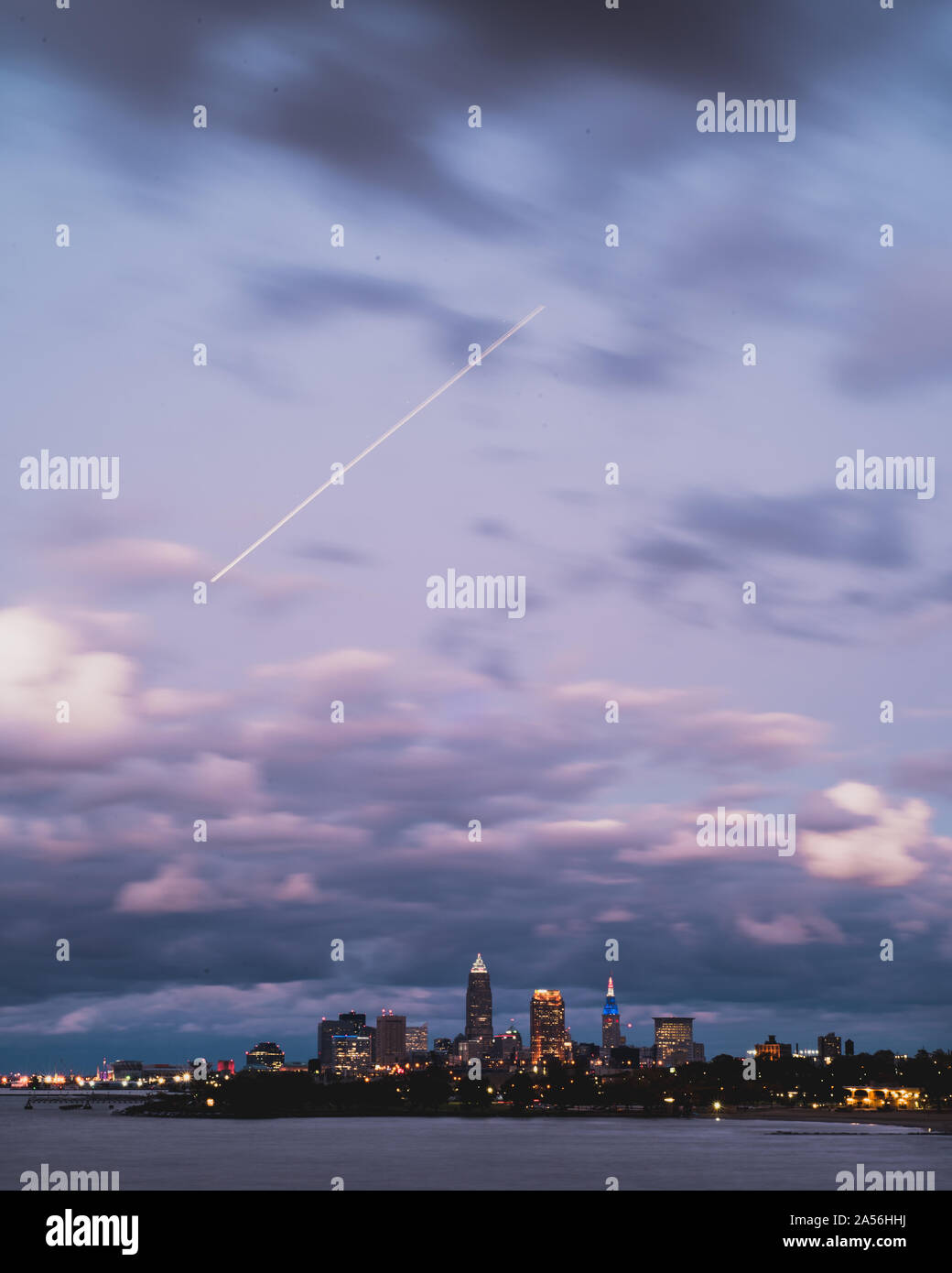 Cleveland Skyline in Ohio Stock Photo - Alamy