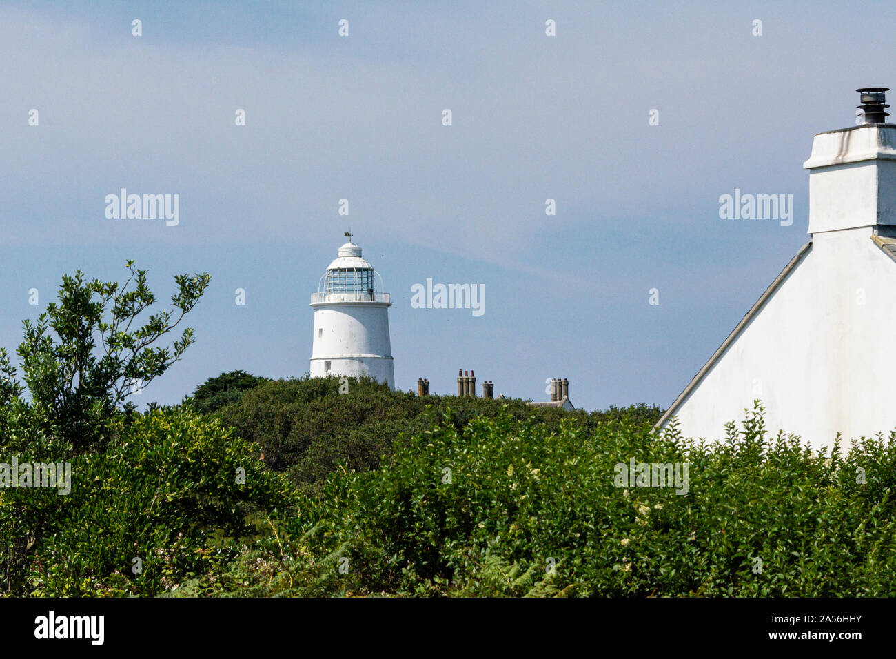St Agnes Lighthouse, St Agnes, Isles of Scilly Stock Photo - Alamy