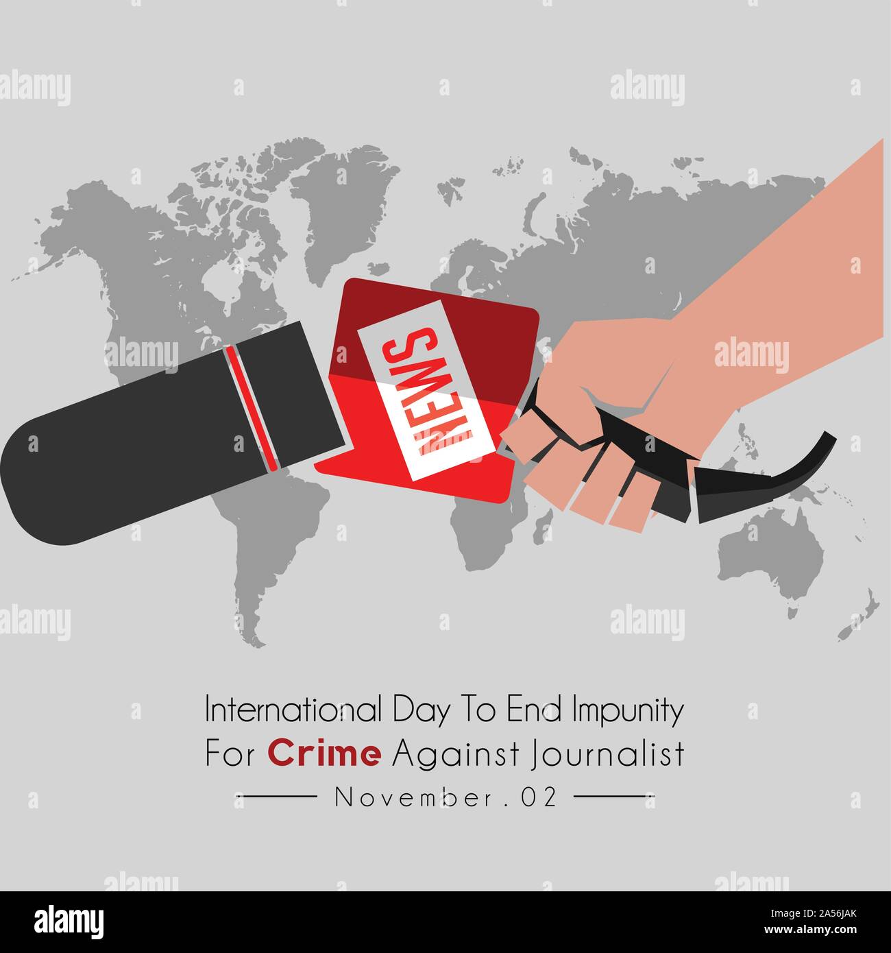 International Day to End Impunity for Crime Against Journalist Stock ...