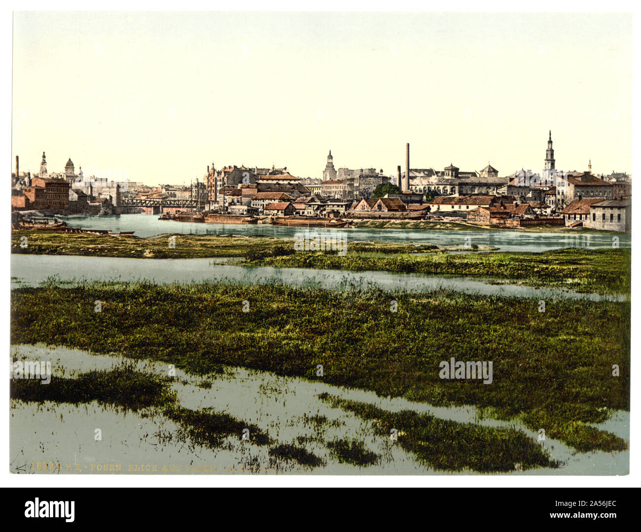 View of Old City, Posen, Germany (i.e., Poznań Poland Stock Photo - Alamy
