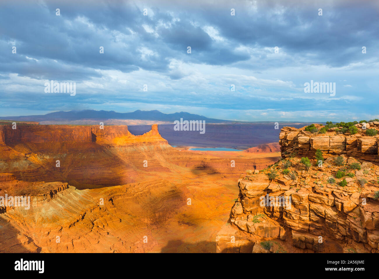 Viewpoint from Dead Horse Point State Park Visitor Center, UT Stock ...