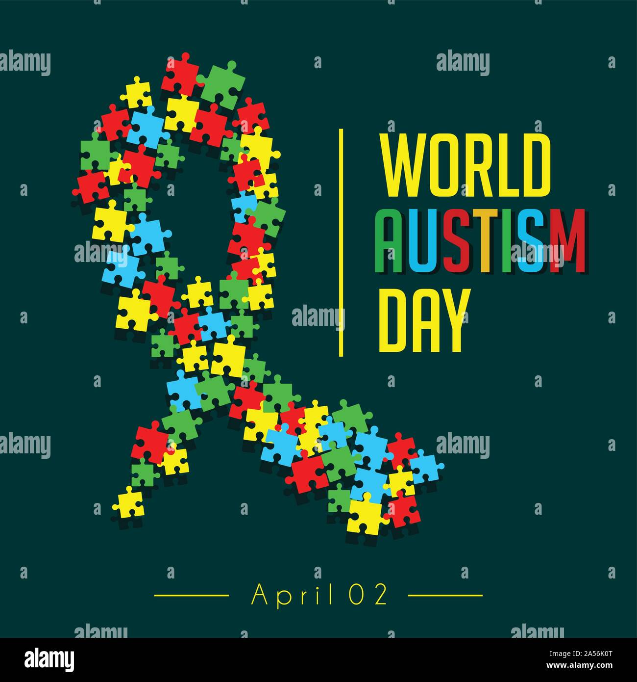 World Autism Day Stock Vector Image & Art - Alamy