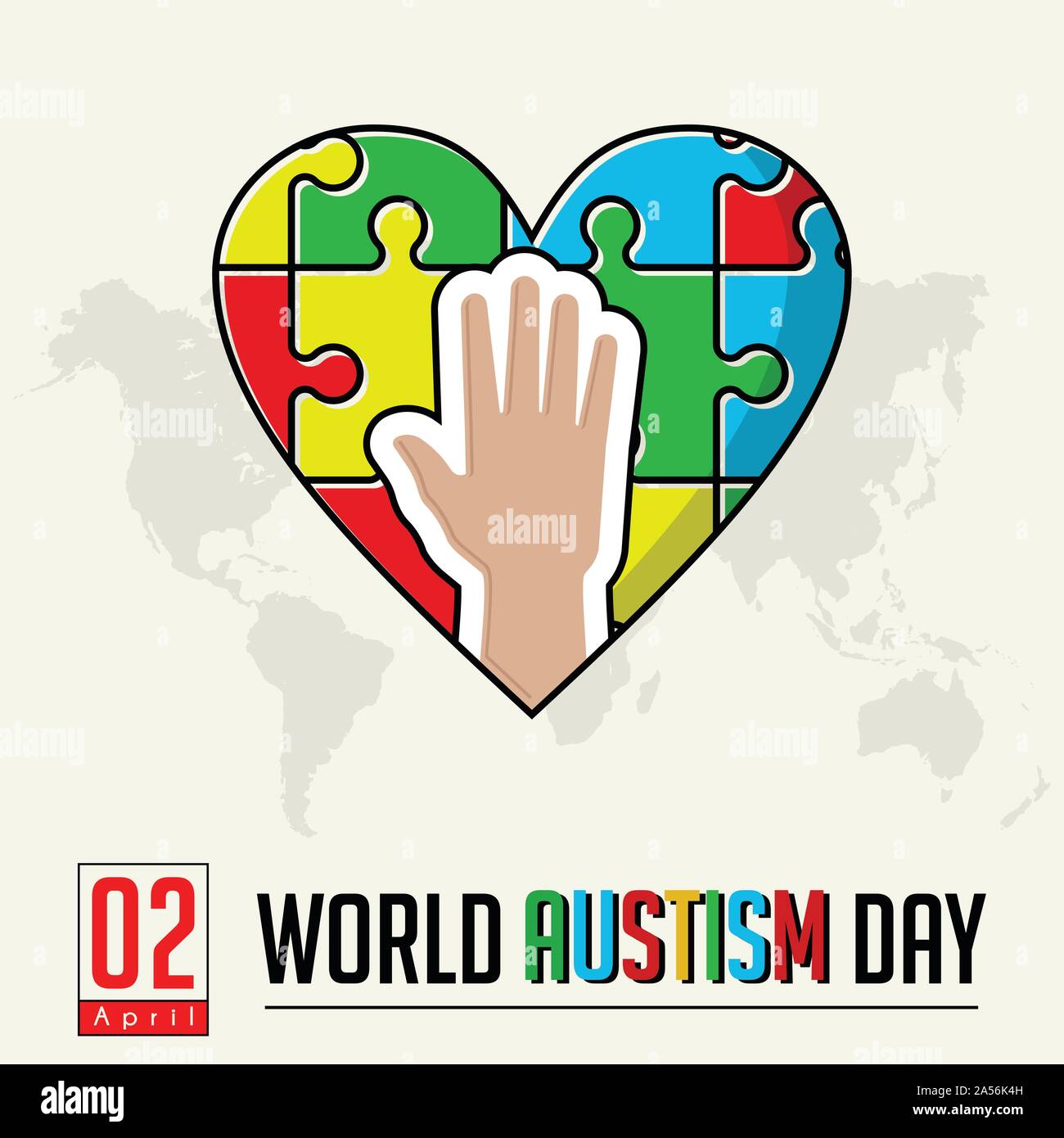 World Autism Day Stock Vector Image & Art - Alamy