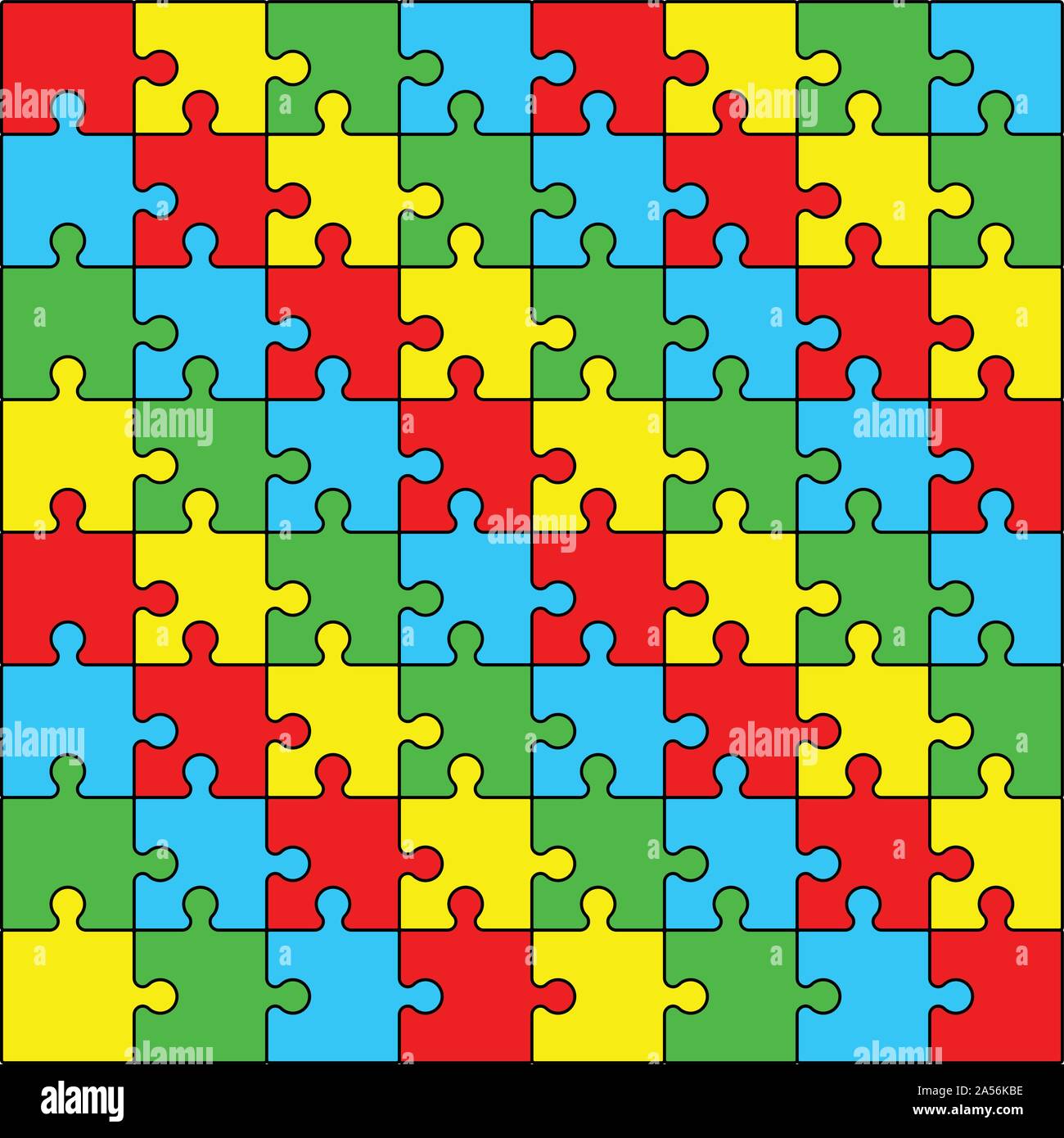 Autism day awareness heart Stock Vector Images - Alamy