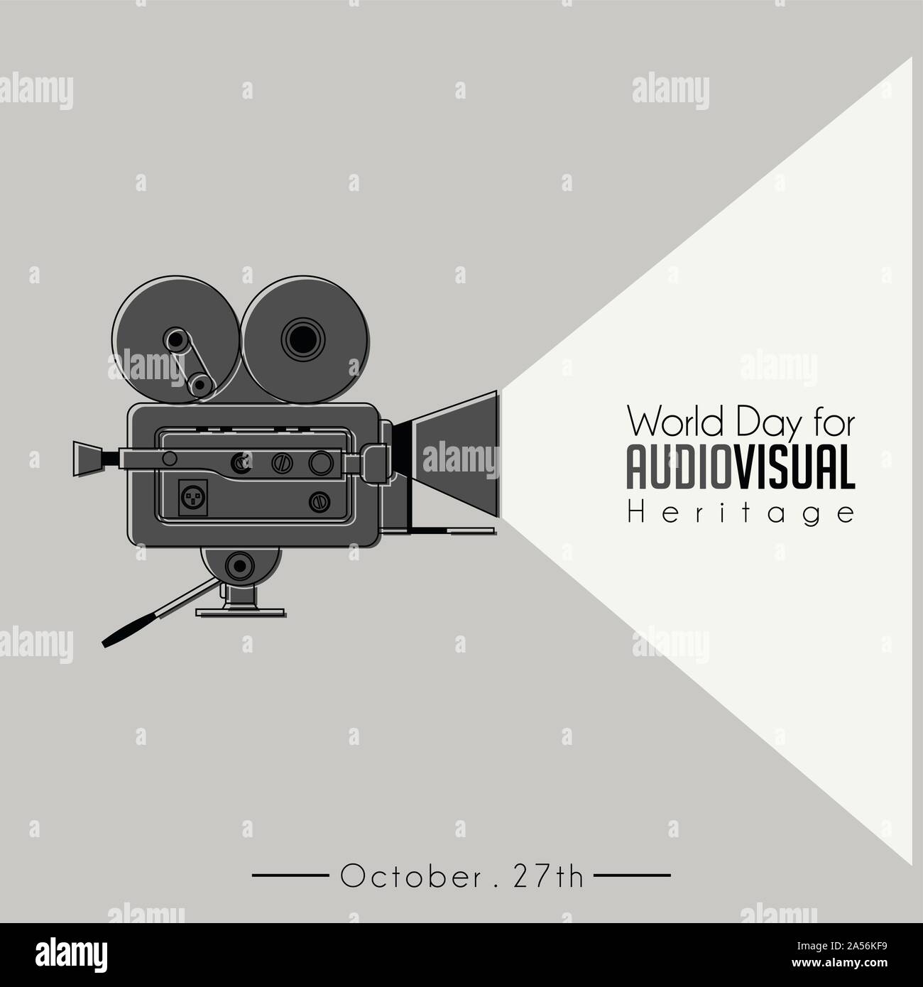 World Day for Audio Visual Heritage Stock Vector Image & Art - Alamy