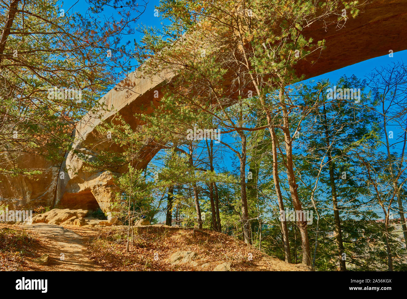Sky Bridge Arch, Red River Gorge KY Stock Photo - Alamy