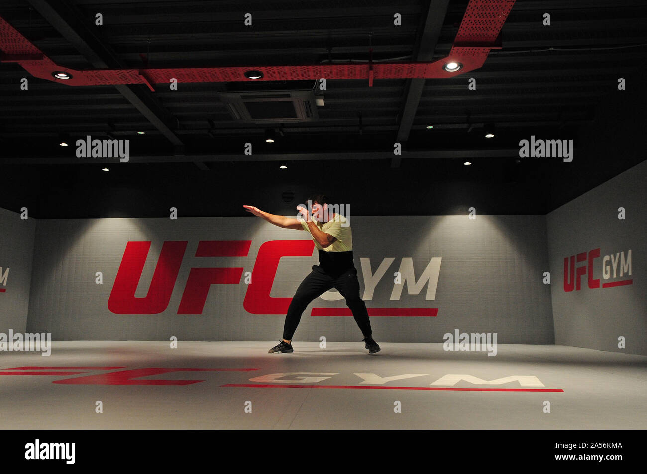 Darren Till during a media session at UFC Gym, Nottingham Stock Photo ...