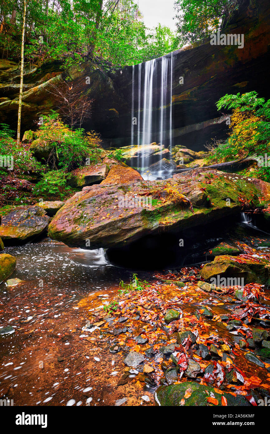 Van Hook Falls, Daniel Boone National Forest, KY Stock Photo - Alamy