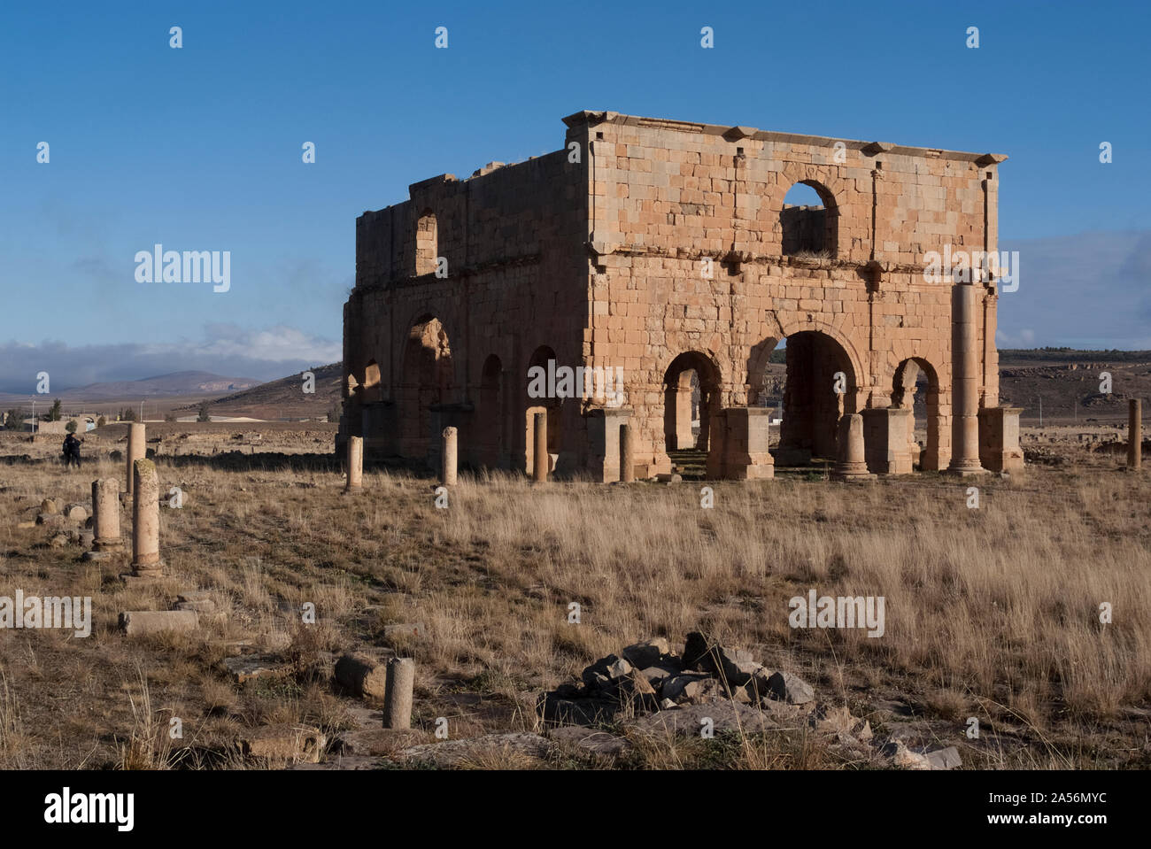 The Crossing Hall near the barracks at the ruins of the military camp ...