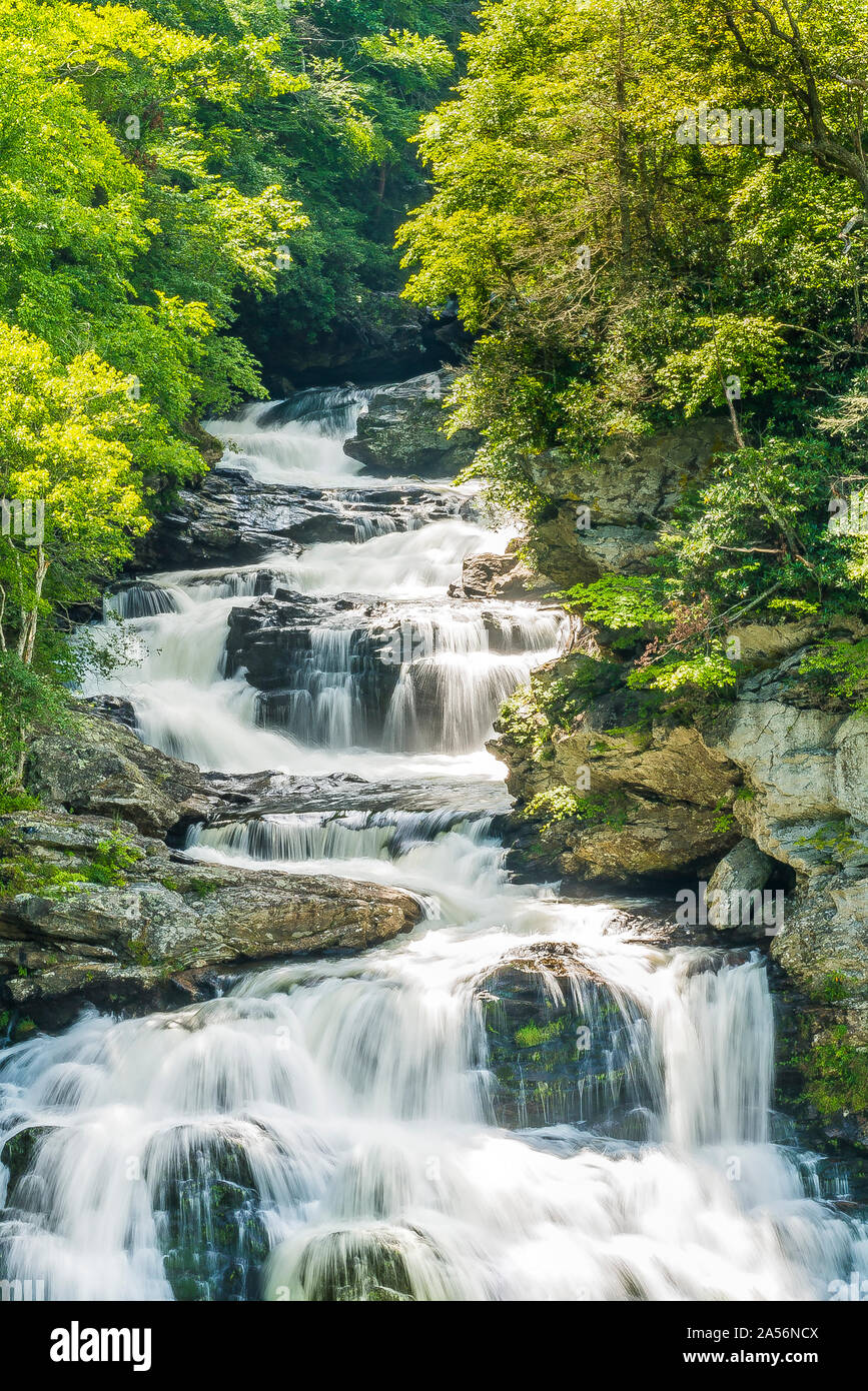 Cullasaja river waterfall hi-res stock photography and images - Alamy