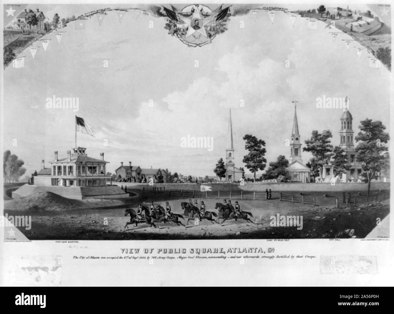 Atlanta city layout hi-res stock photography and images - Alamy