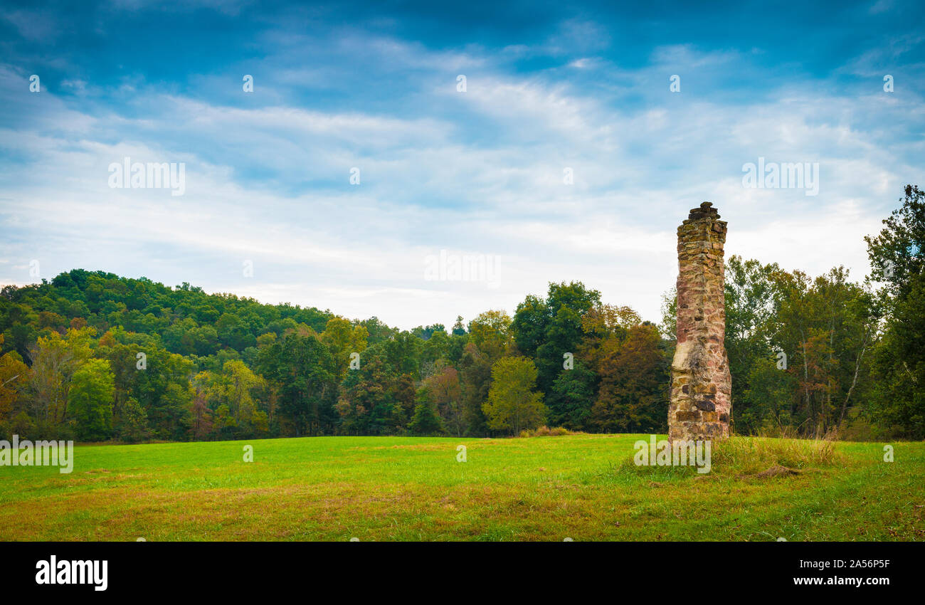 Old Homestead Chimney Stock Photo - Alamy