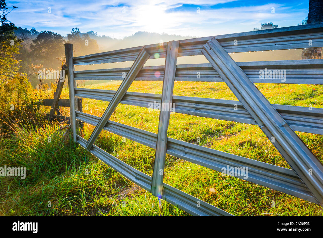 Old Farm Gate, Close-up Stock Photo - Alamy