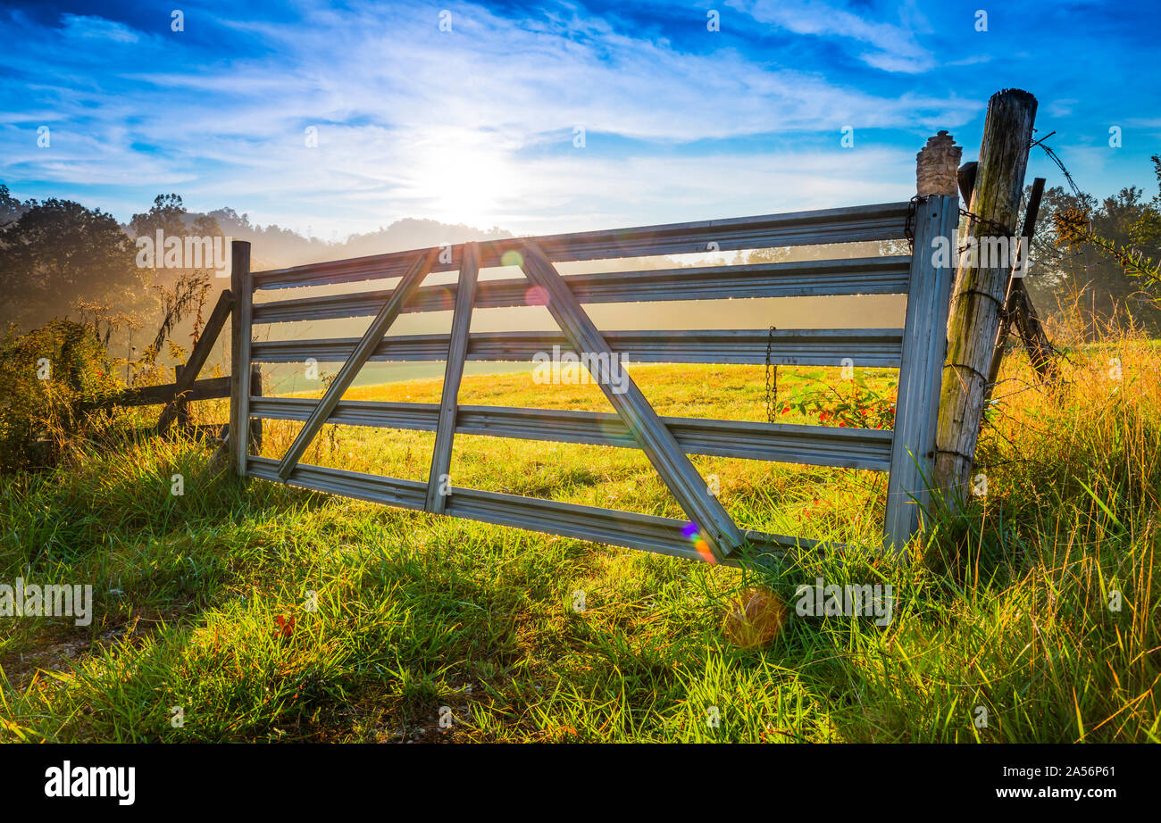 Wallpaper Old Farm Fences