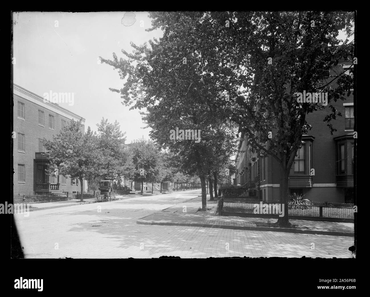 Street angle view Black and White Stock Photos & Images - Alamy