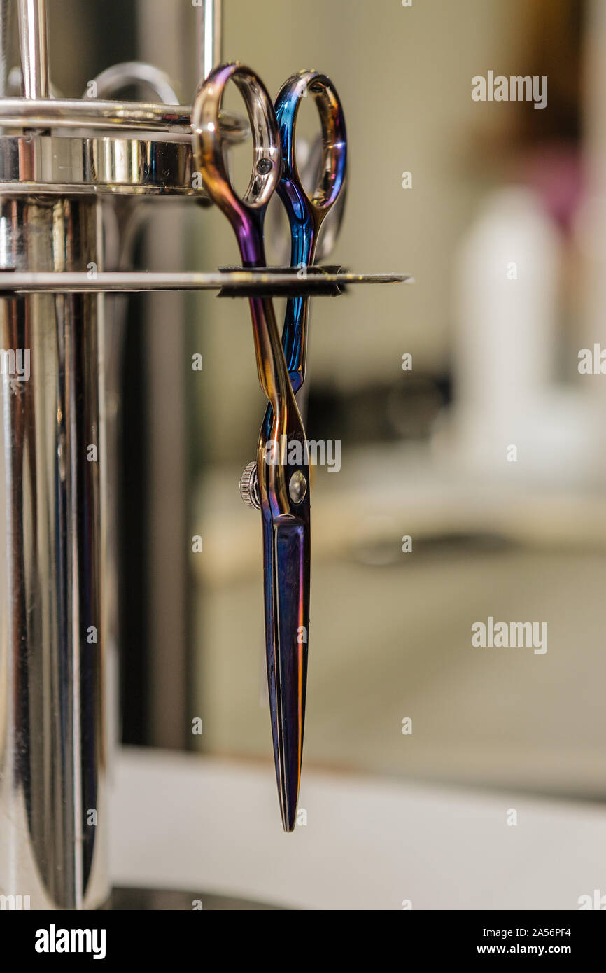 Barber scissor and comb hi-res stock photography and images - Alamy