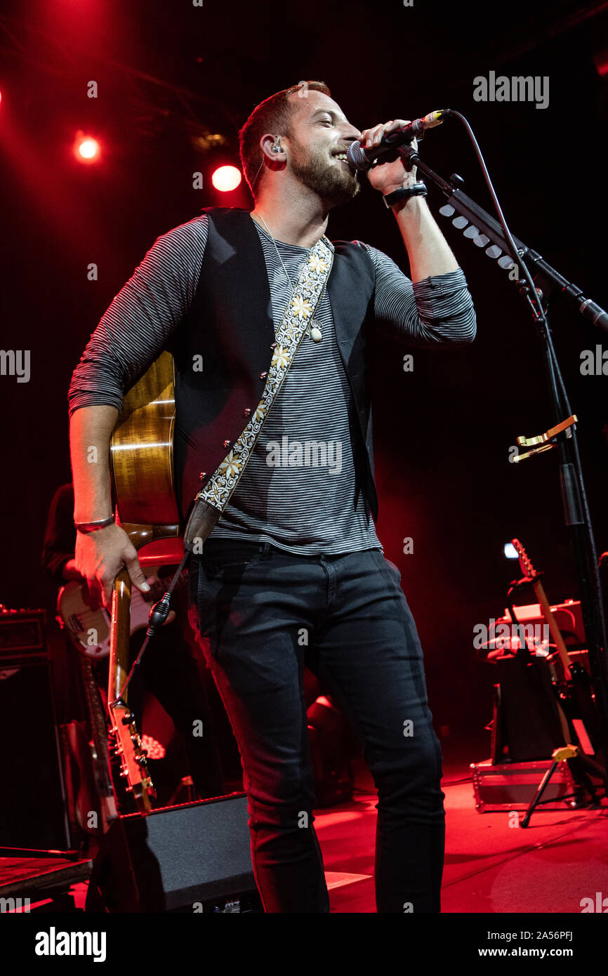 Milan Italy. 17 October 2019. The English singer-songwriter JAMES ...