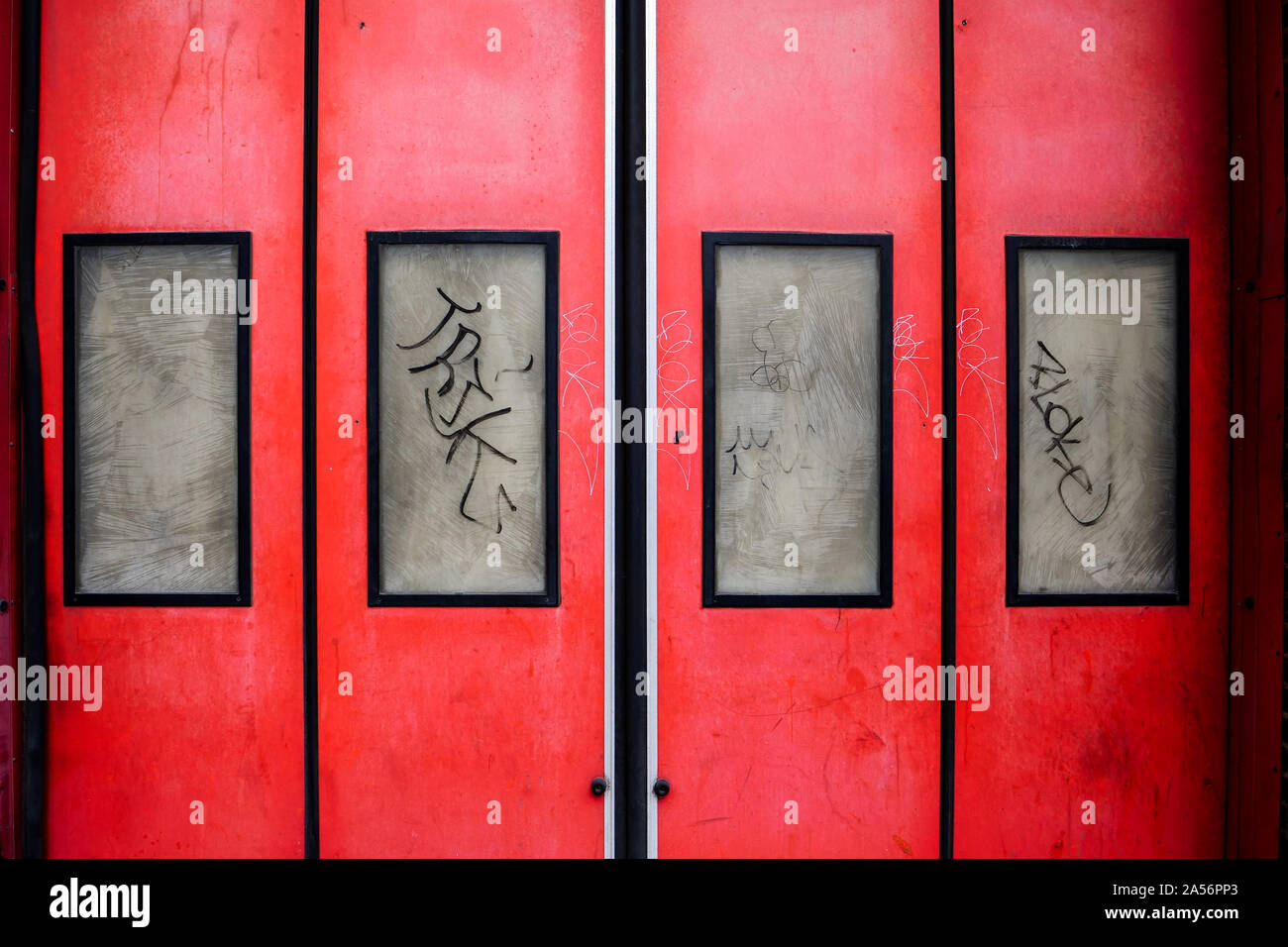 Closed Fire Station Stock Photo - Alamy