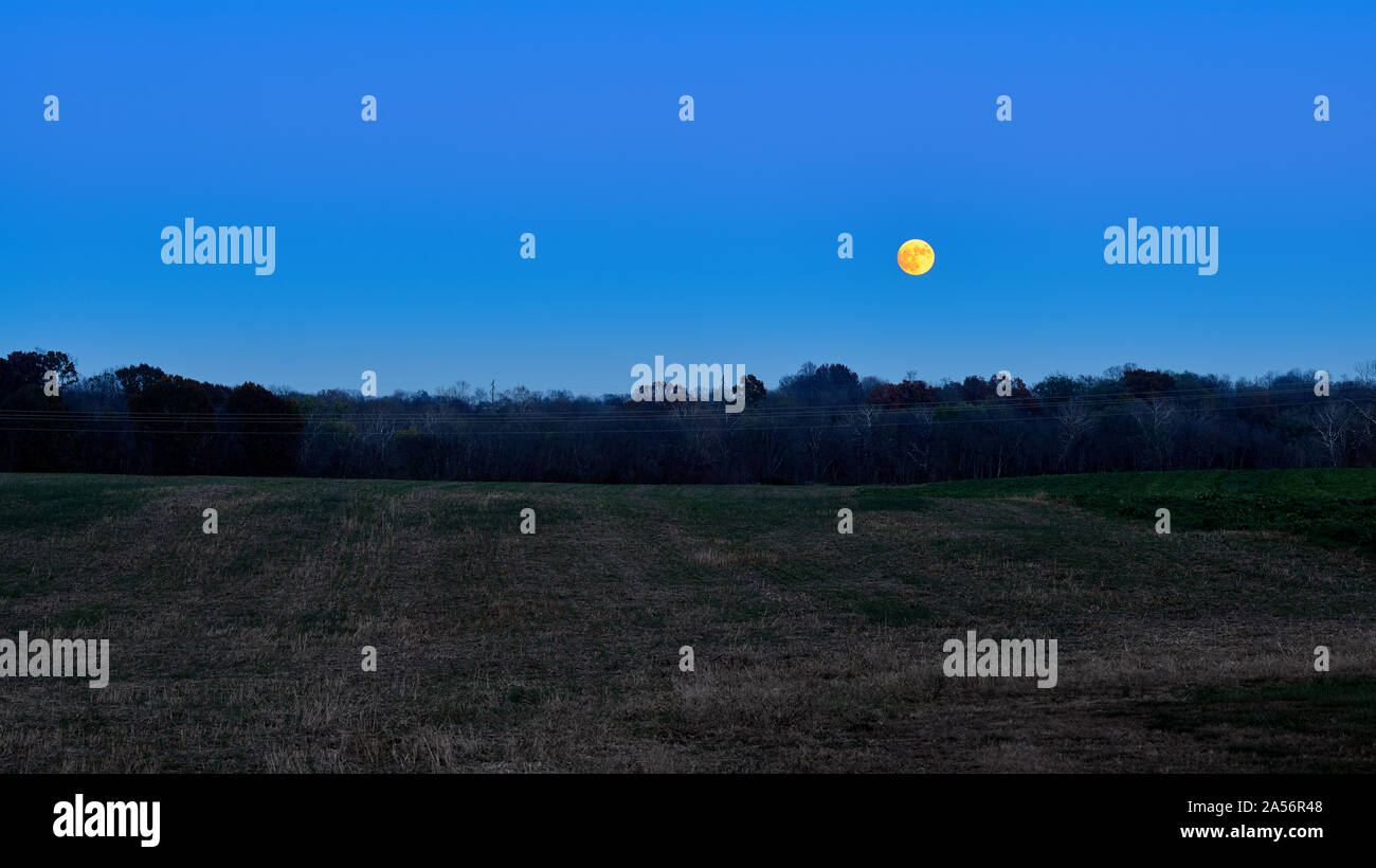 Full moon over earth hi-res stock photography and images - Alamy