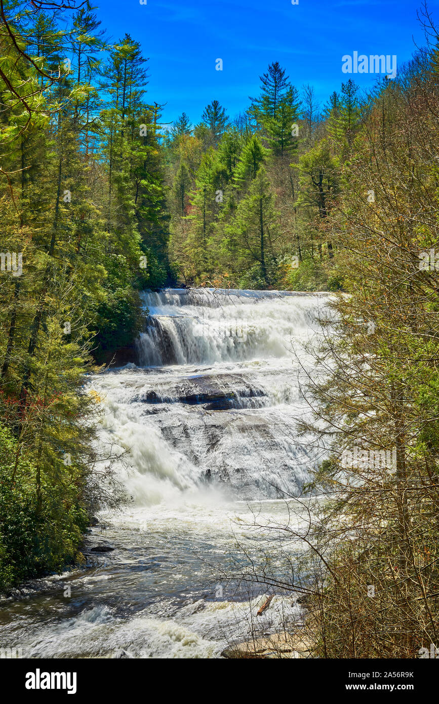 Dupont state forest triple falls hi-res stock photography and images ...