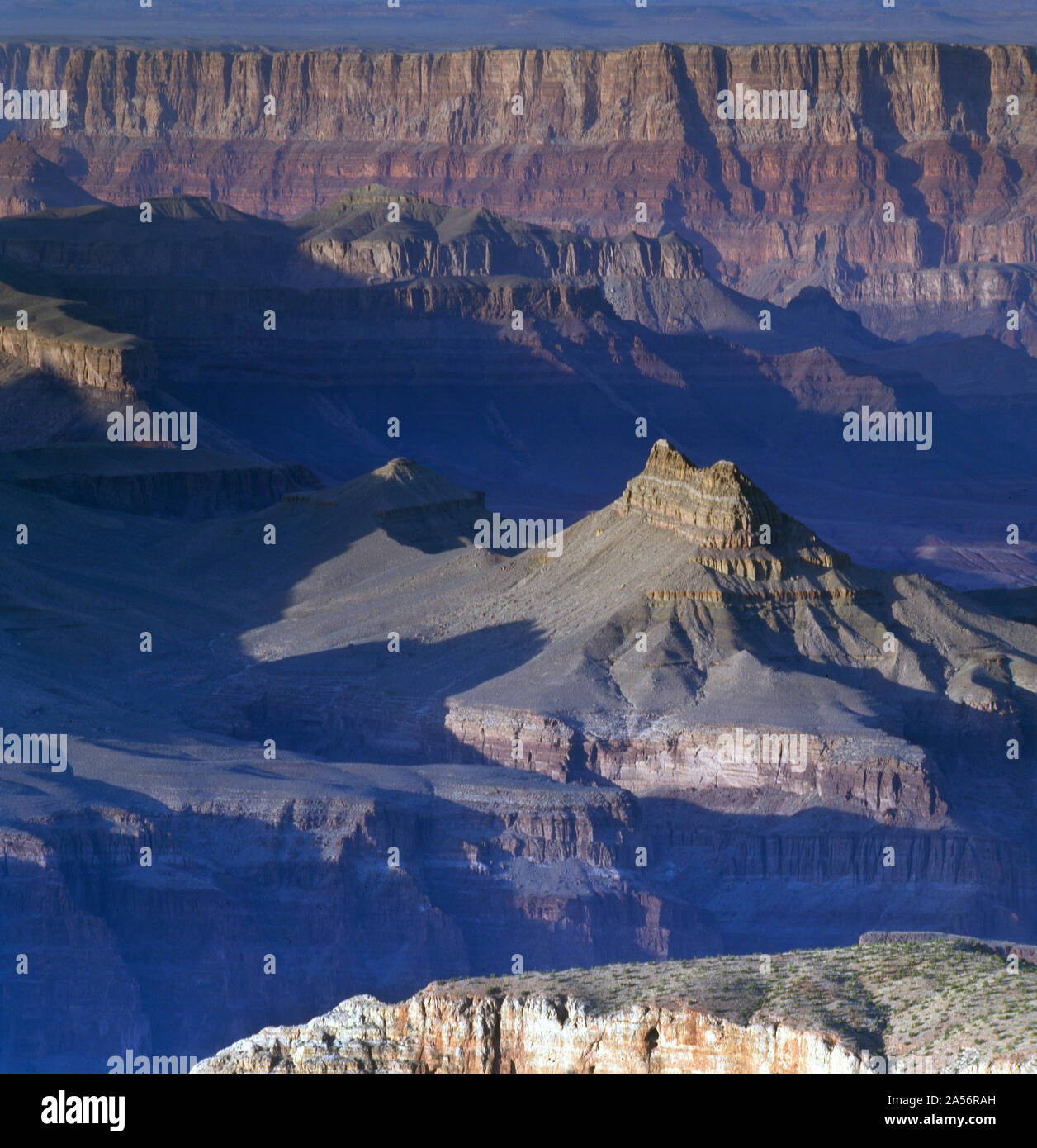 View of the Grand Canyon from the South Rim, Grand Canyon Village ...