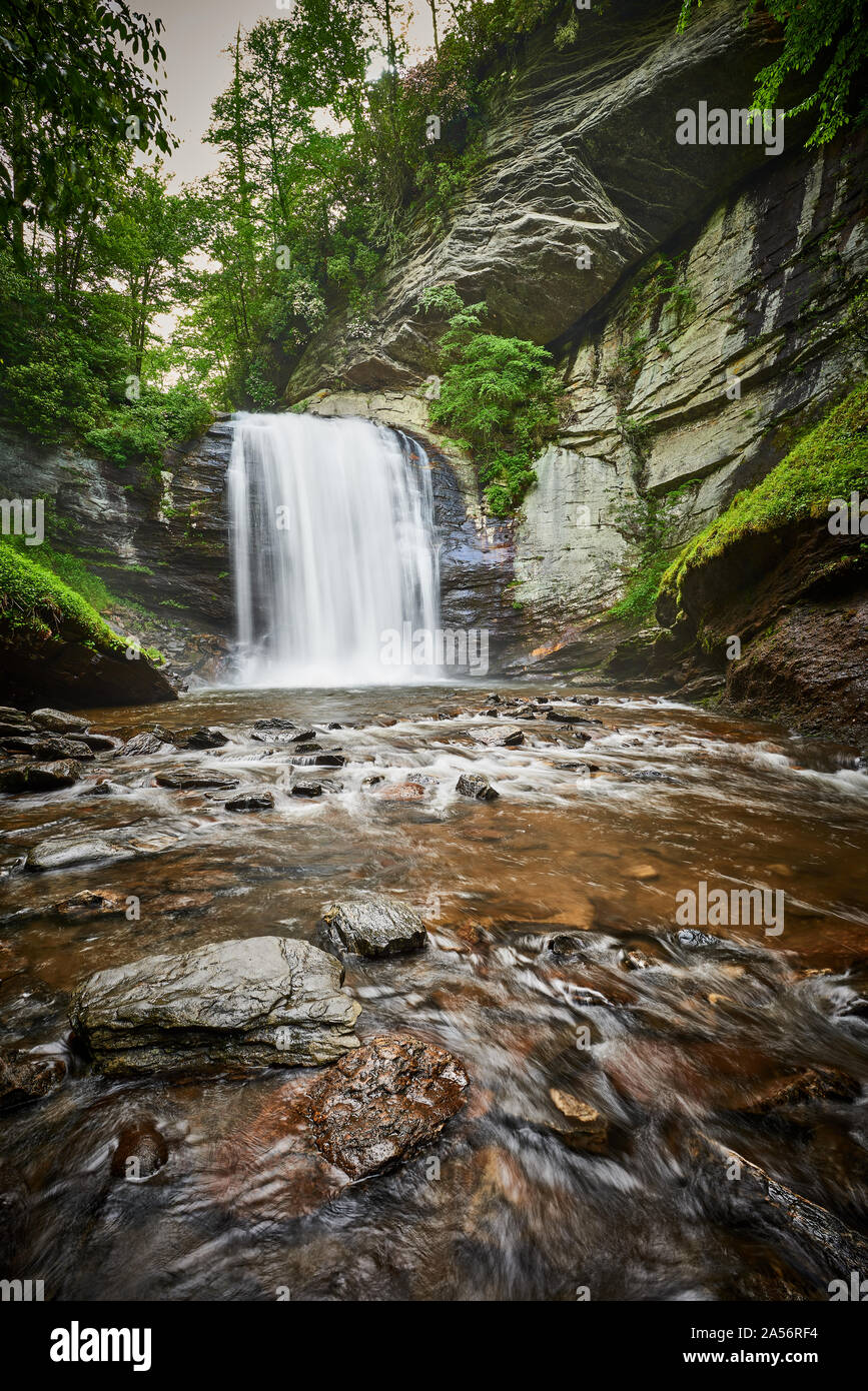 Looking glass falls hi-res stock photography and images - Alamy