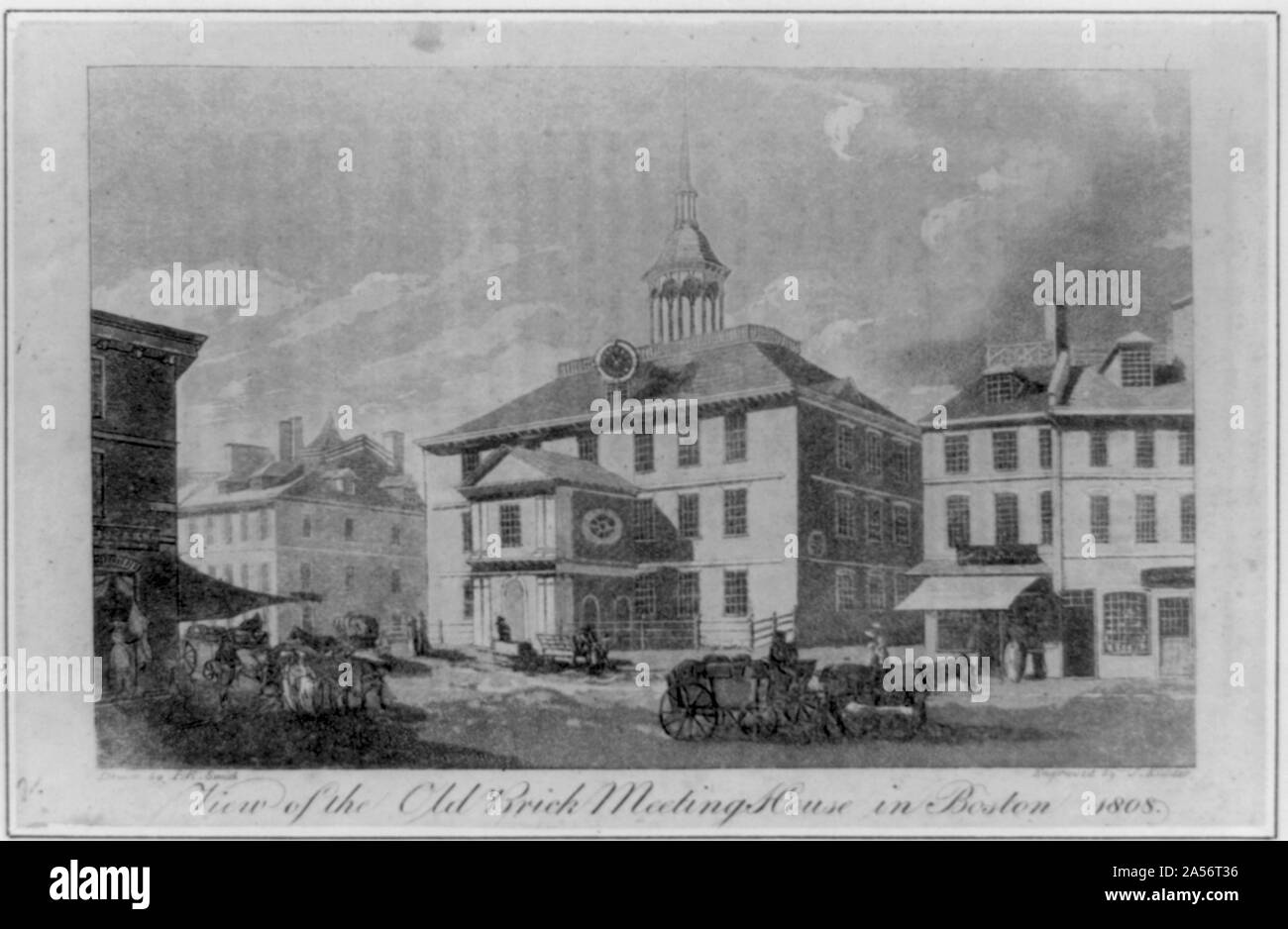 Smith meeting house Black and White Stock Photos & Images - Alamy