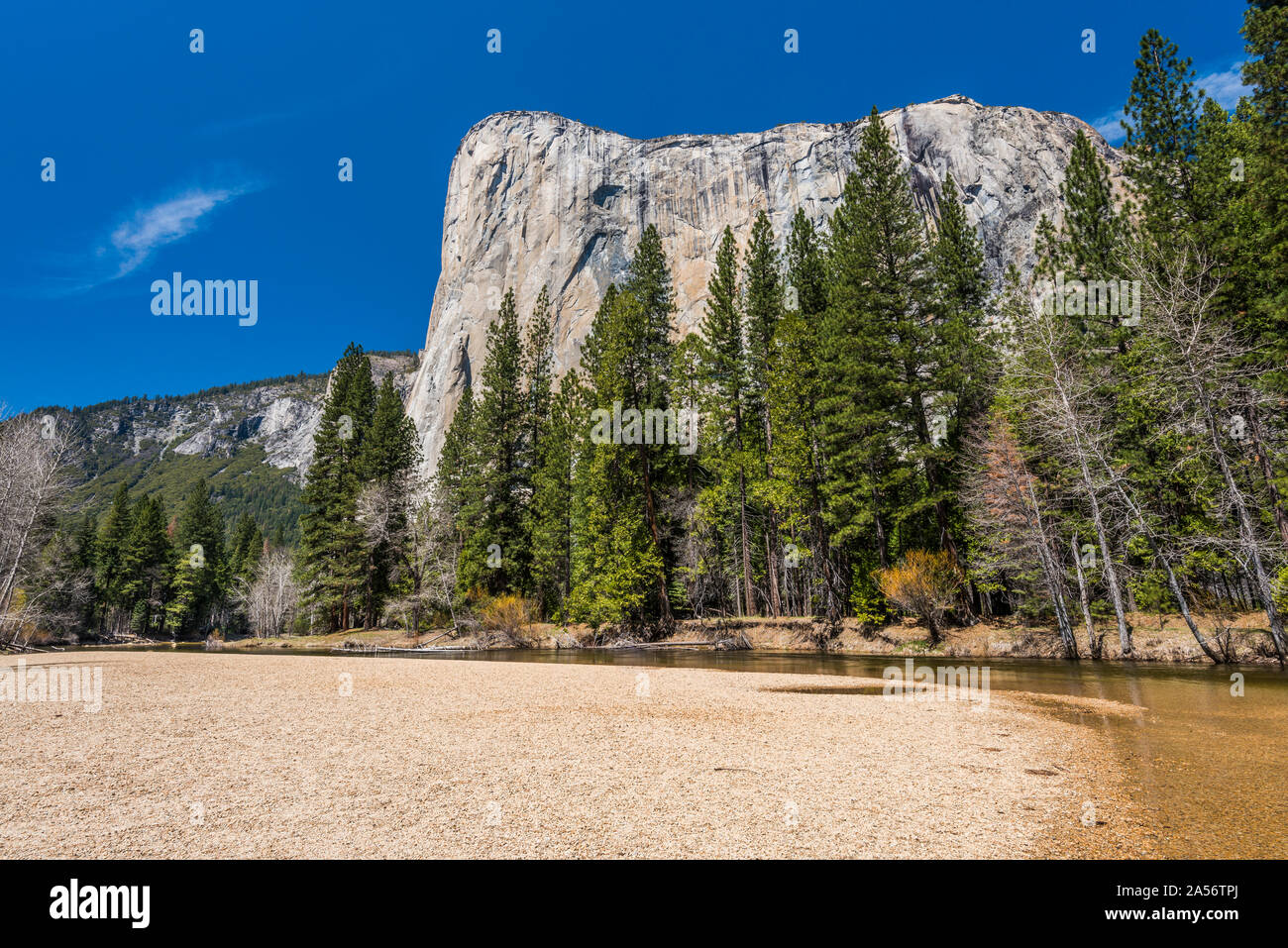 El Capitan at Sentinel Beach Stock Photo - Alamy