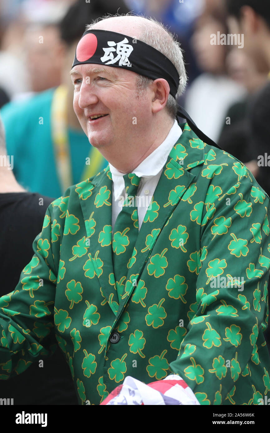 Supporter Americain during the World Cup Japan 2019, Pool C rugby union ...