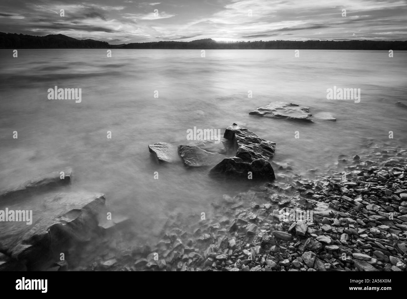 Blue travel sunset Black and White Stock Photos & Images - Alamy