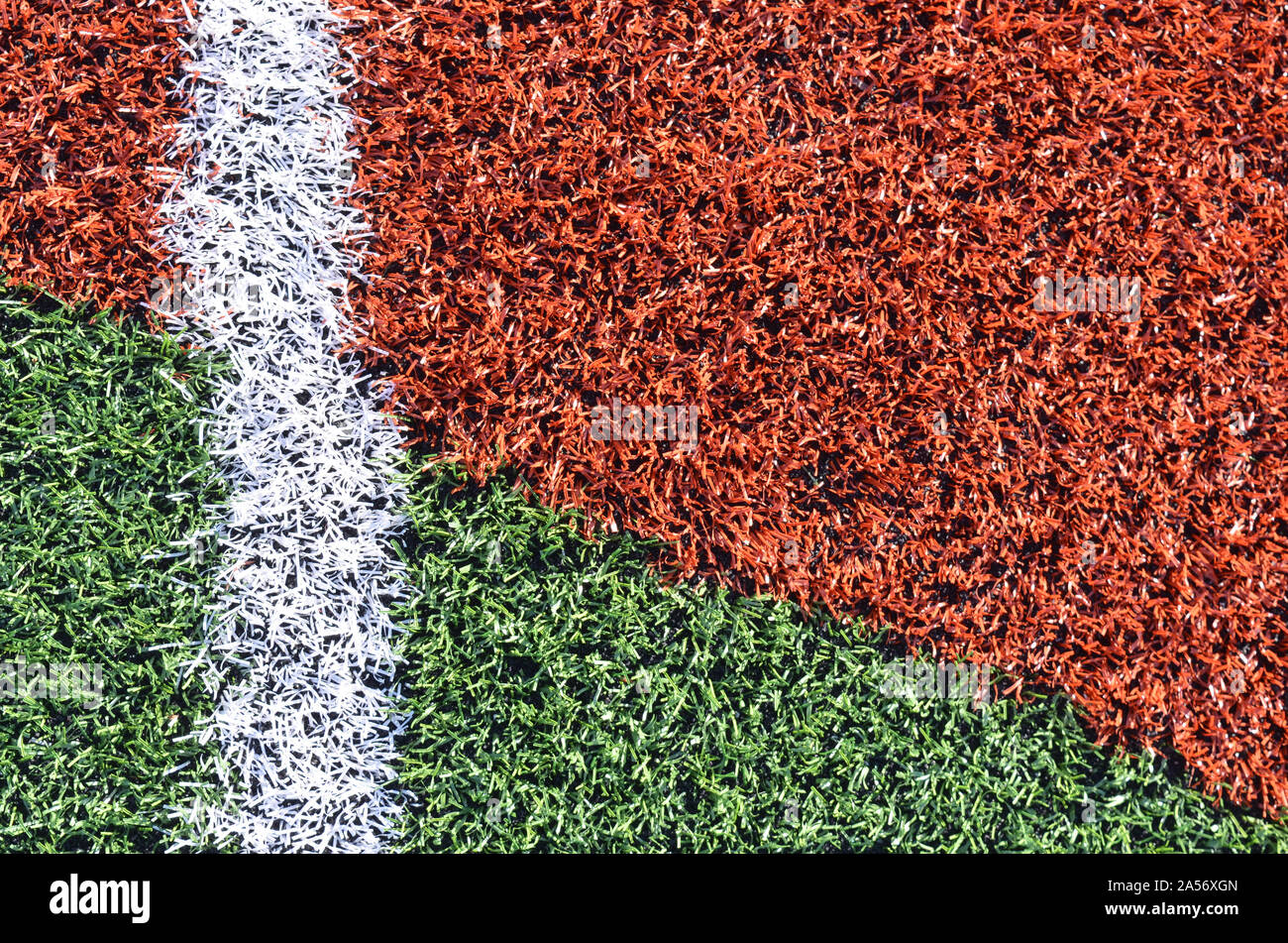 Playing field turf in different angles and with different colors and ...