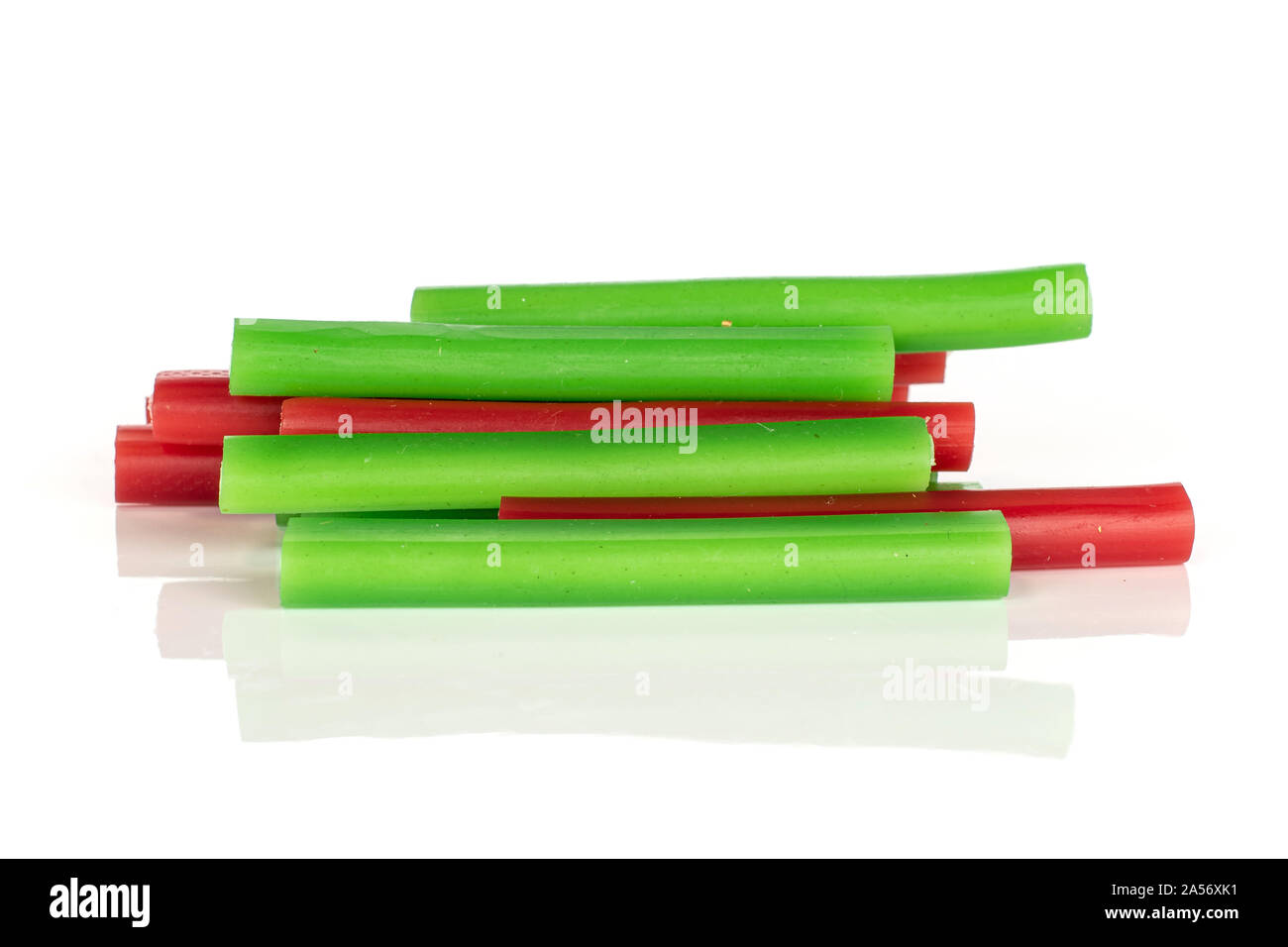 Lot of whole sweet stick candy heap isolated on white background Stock ...