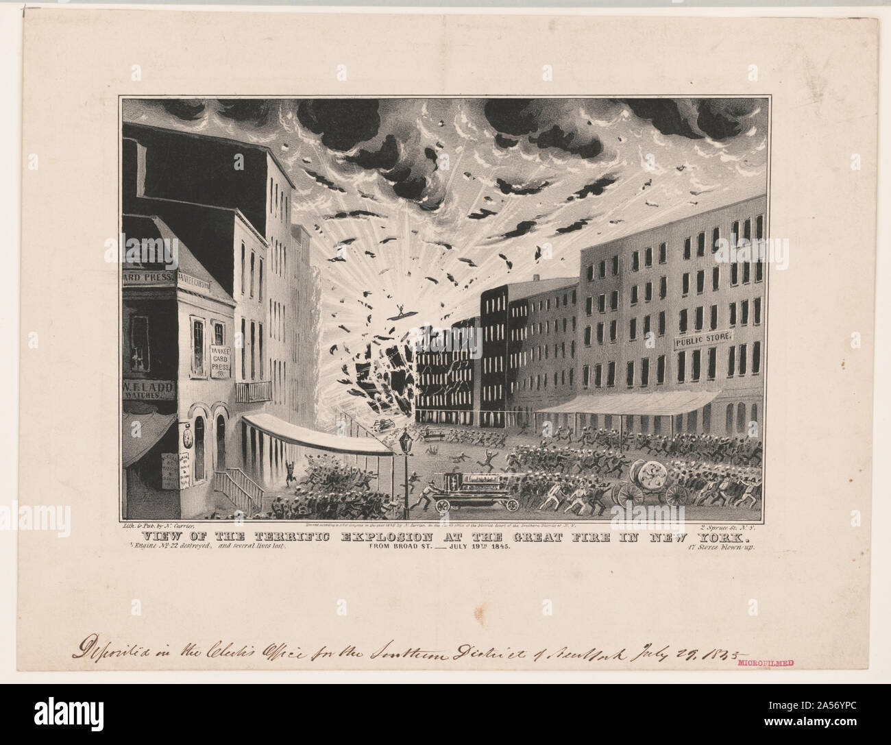 19th century new york city smoke hi-res stock photography and images ...